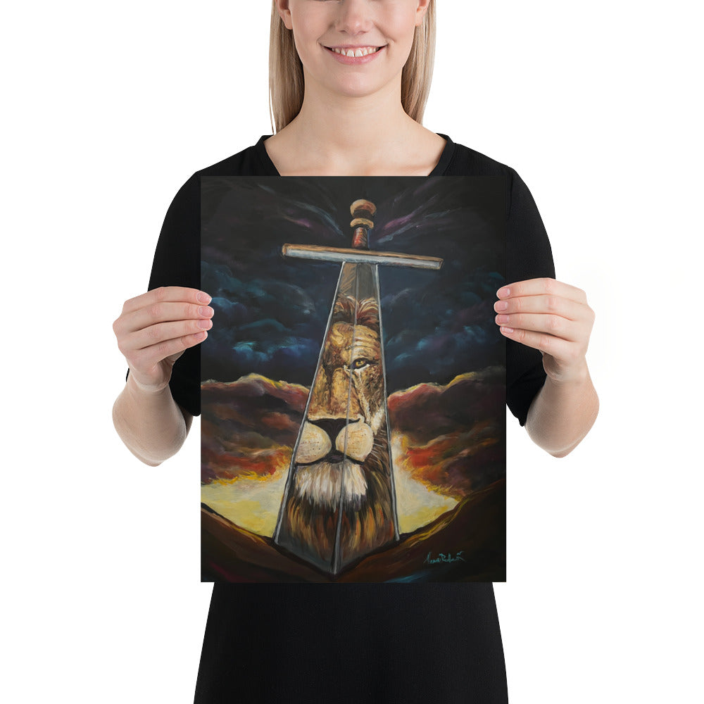 "Sword in the Ground" - Prophetic Art Print with Poem – Theresa Dedmon ...