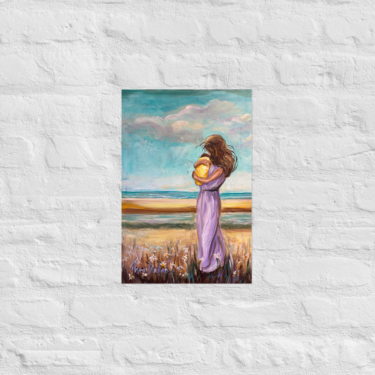 "Touching The World" - Prophetic Art Print with Poem – Theresa Dedmon ...