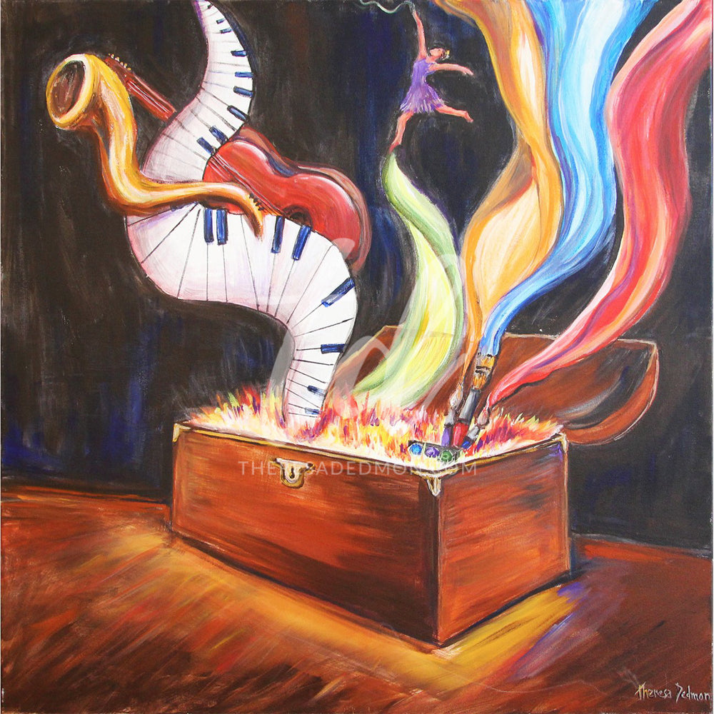 "Buried Treasures" by Theresa Dedmon - Prophetic Art Print Poster and ...