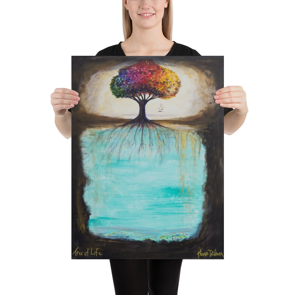 "Tree of Life" - Prophetic Art Print with Poem – Theresa Dedmon Designs
