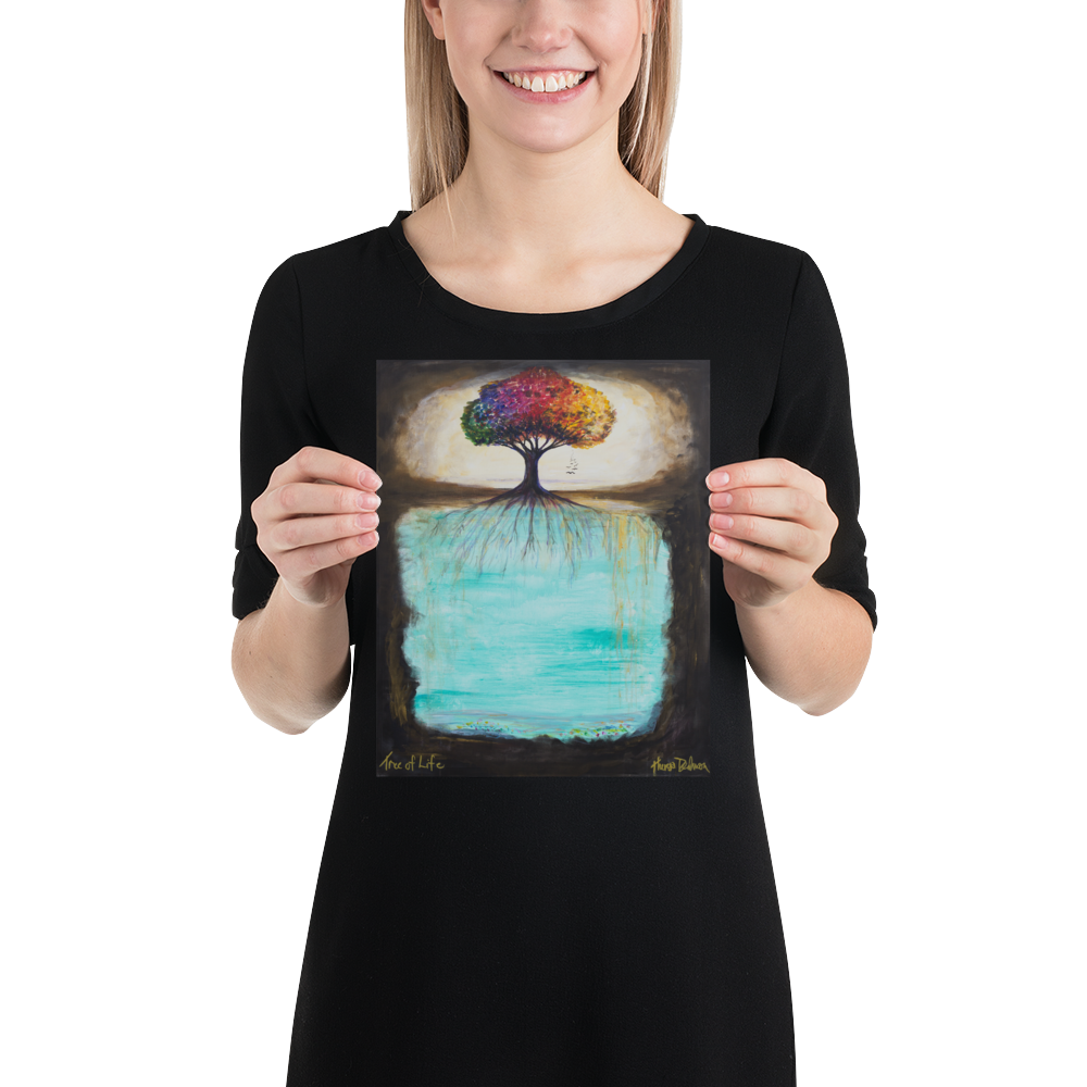 "Tree of Life" - Prophetic Art Print with Poem – Theresa Dedmon Designs