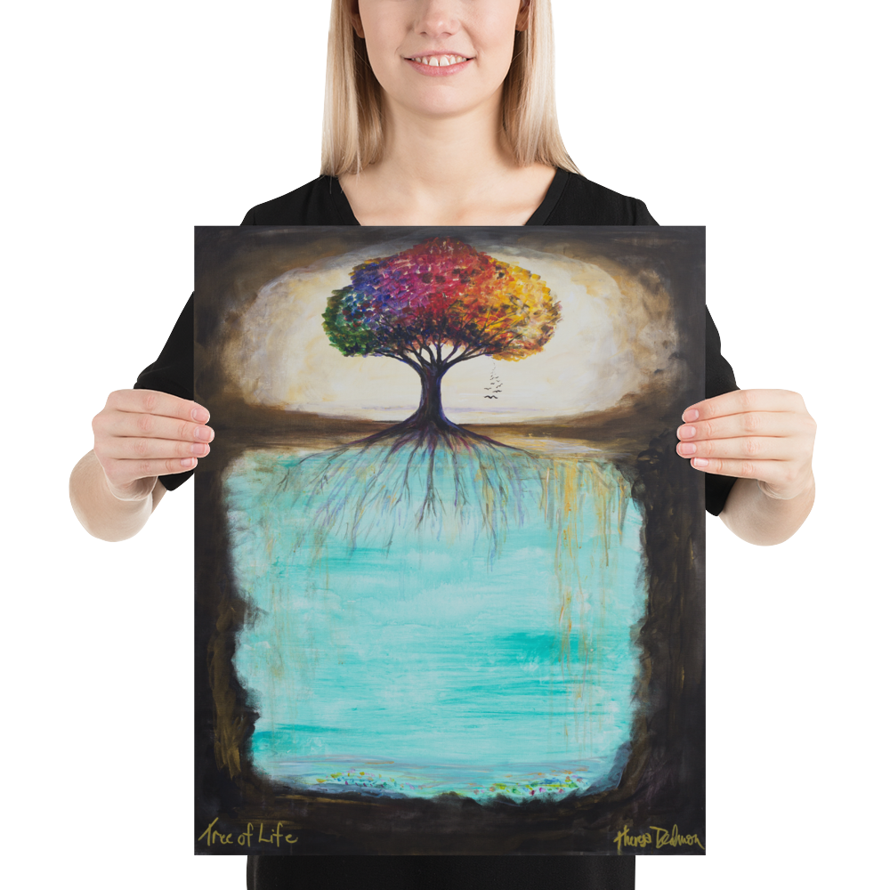 "Tree of Life" - Prophetic Art Print with Poem – Theresa Dedmon Designs